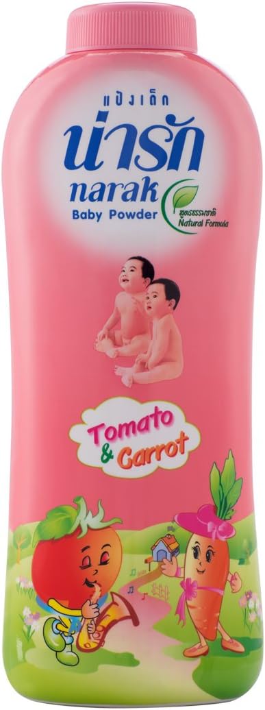 Amazon.com: Narak Baby Powder – Natural Formula : Tomato and Carrot 400g.