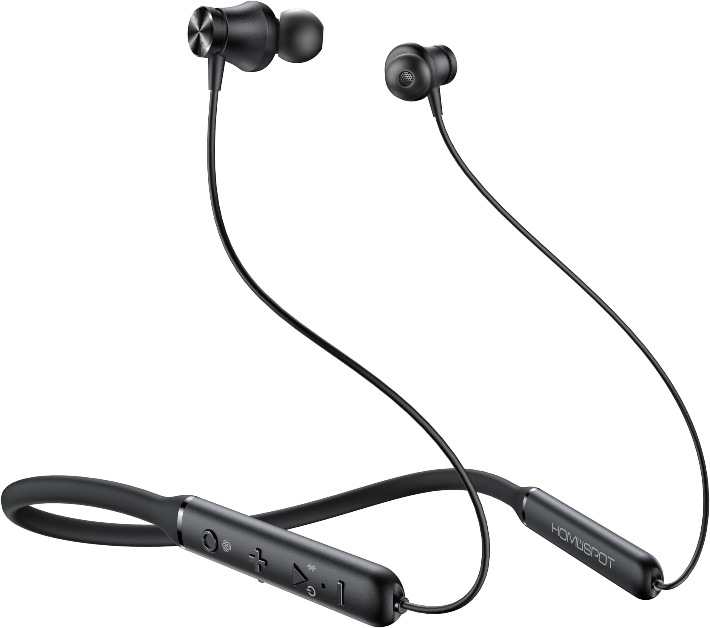 Amazon.com: HomeSpot JY300 Wireless Neckband Headphones, Bluetooth ...
