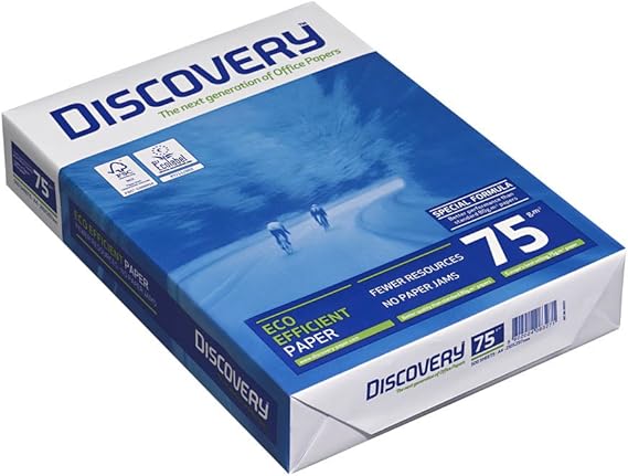 Discovery copy paper A4 75g/qm 500 sheets : Amazon.co.uk: Stationery ...