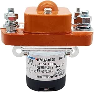 Amazon.co.jp: XZM-100A 200A 400A 600A DC コンタクタ DC12V 24V 36V 48V 60V(Xzm-100a,DC 48V) : 産業・研究開発用品
