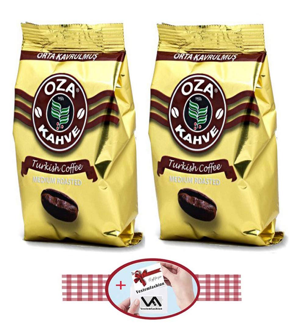 Buy Oza Kahve Medium Roasted Turkish Coffee 2x Packs of 100g and 1 x ...