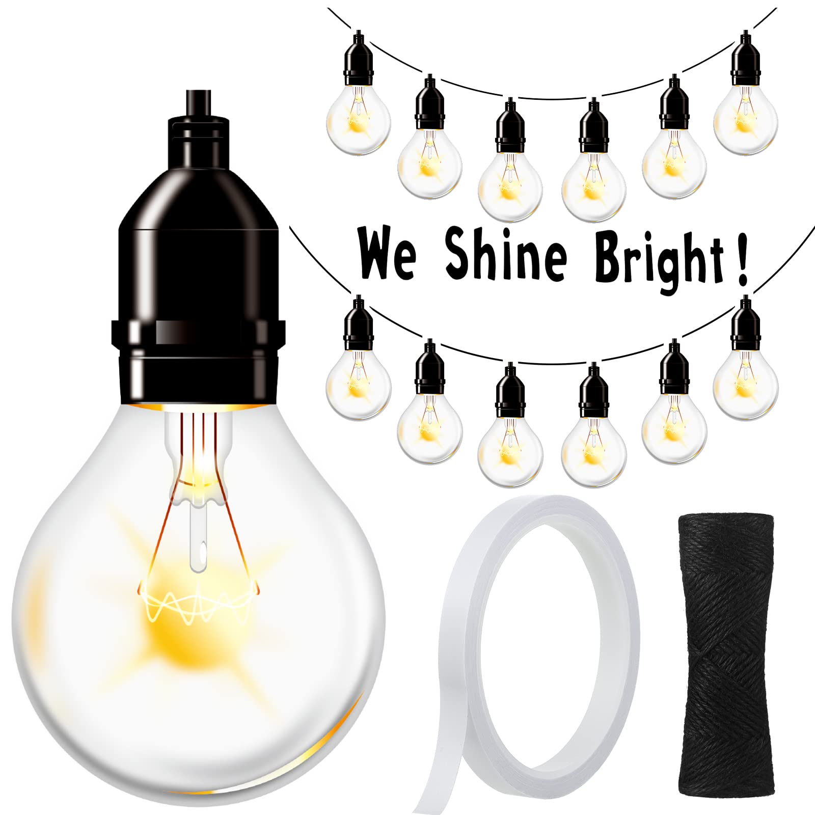 Small Lightbulbs 40PCS Light Bulb Cutouts For Classroom - Student Name ...