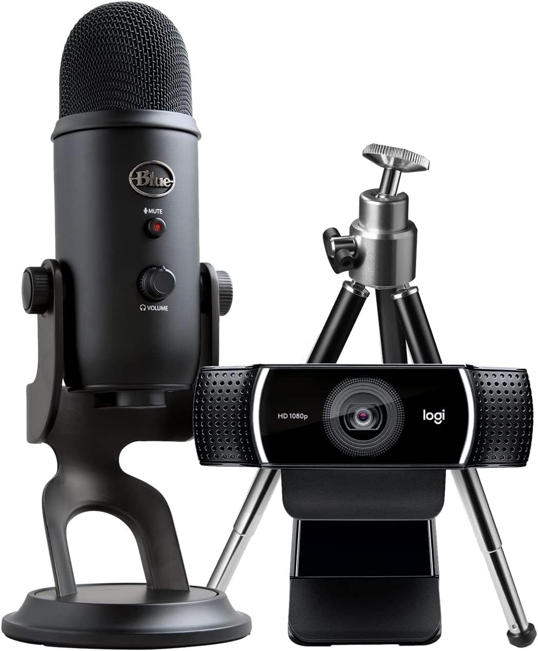 Logitech Pack Streamer Pro avec Microphone USB Blue Yeti et caméra Web ...