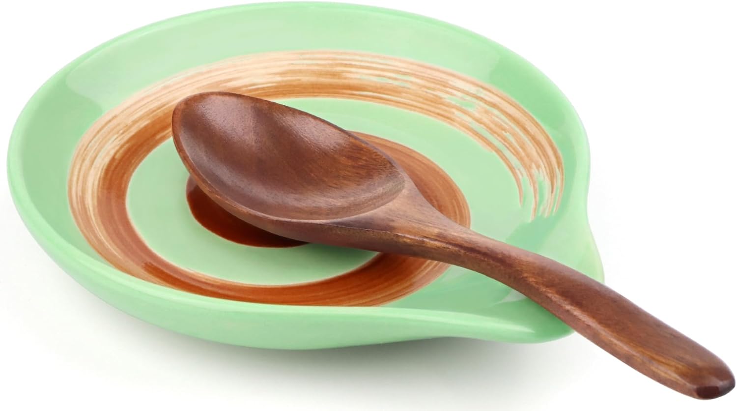 Amazon.com: VanlonPro Ceramic Spoon Rest, 5 Inch Spoon Holder for Stove ...