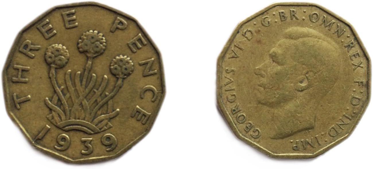 Coins for collectors - Circulated British 1939 Three Pence/Threepenny ...