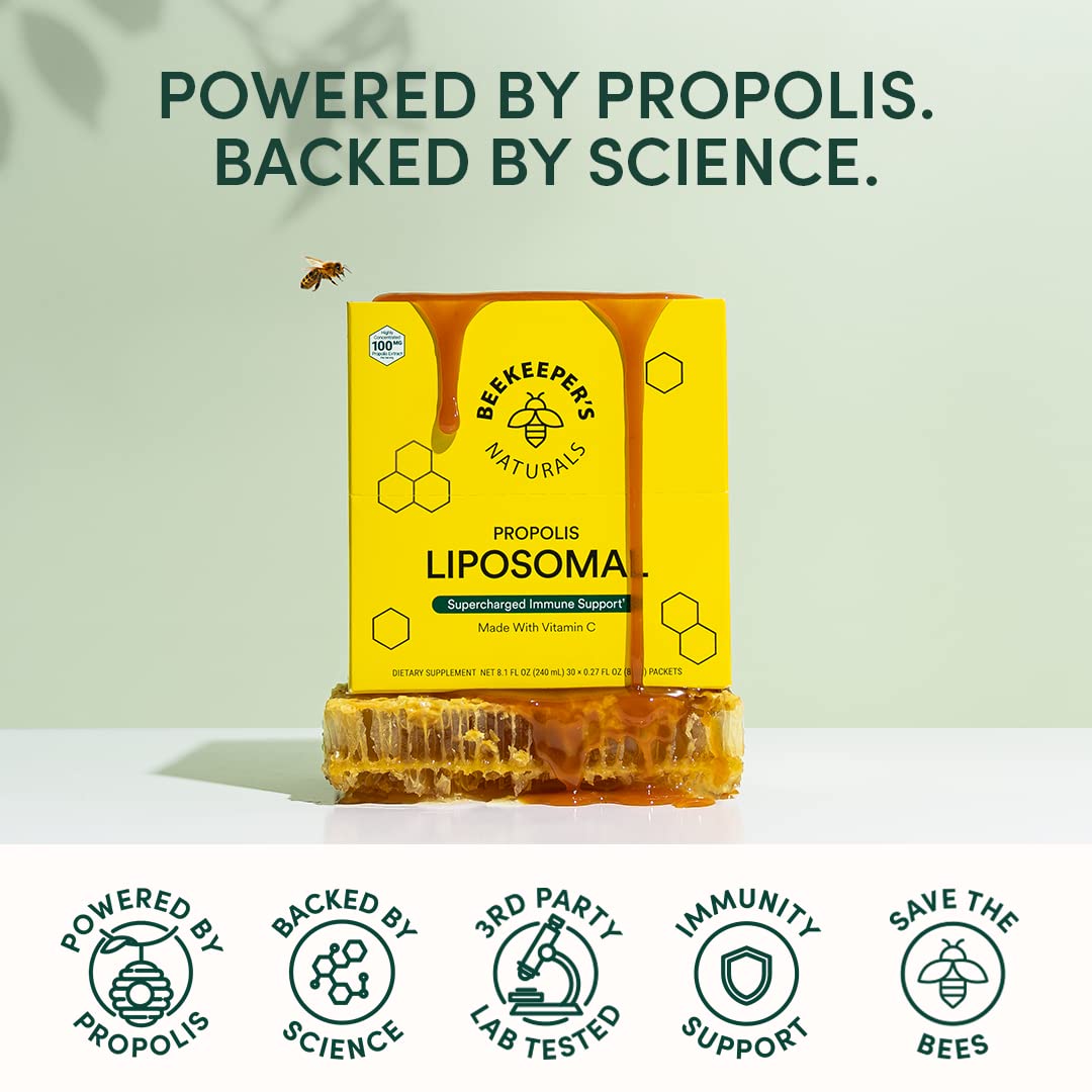 Snapklik.com : Beekeepers Naturals Liposomal Vitamin C + Propolis