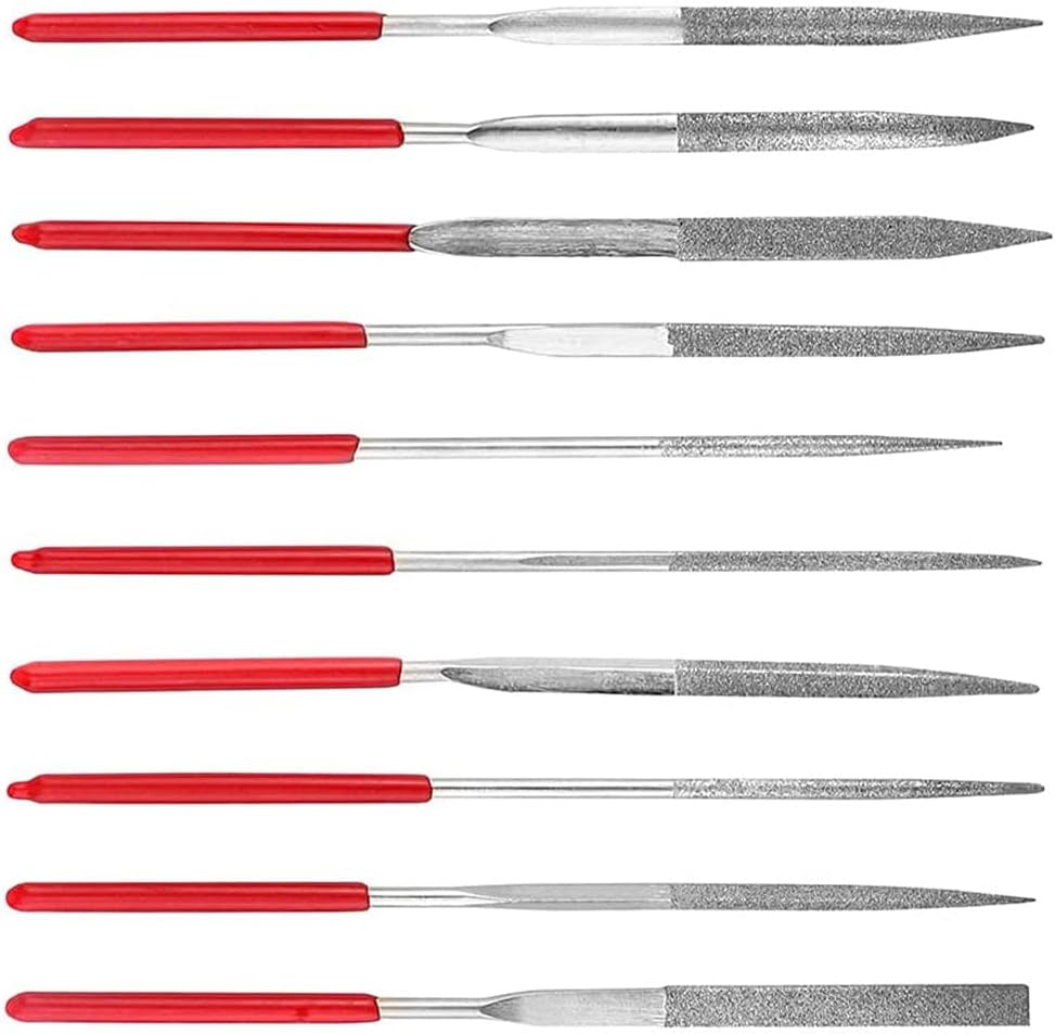 10 Pcs Mini Diamond Needle File Set Miniature and Model Files Diamond ...