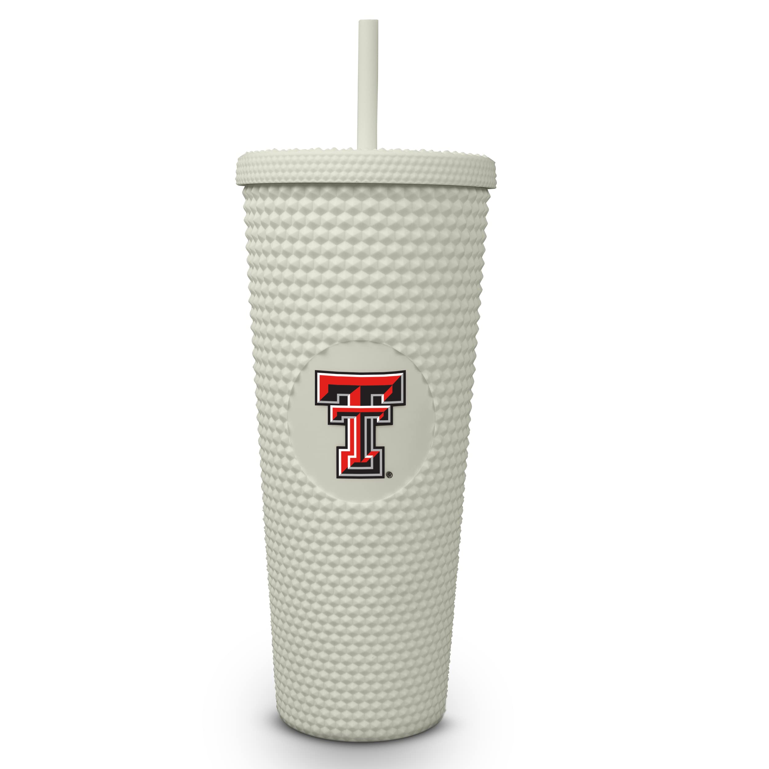 Amazon.com | Sorority Shop TTU Studded Tumbler with Lid and Straw - 24 ...