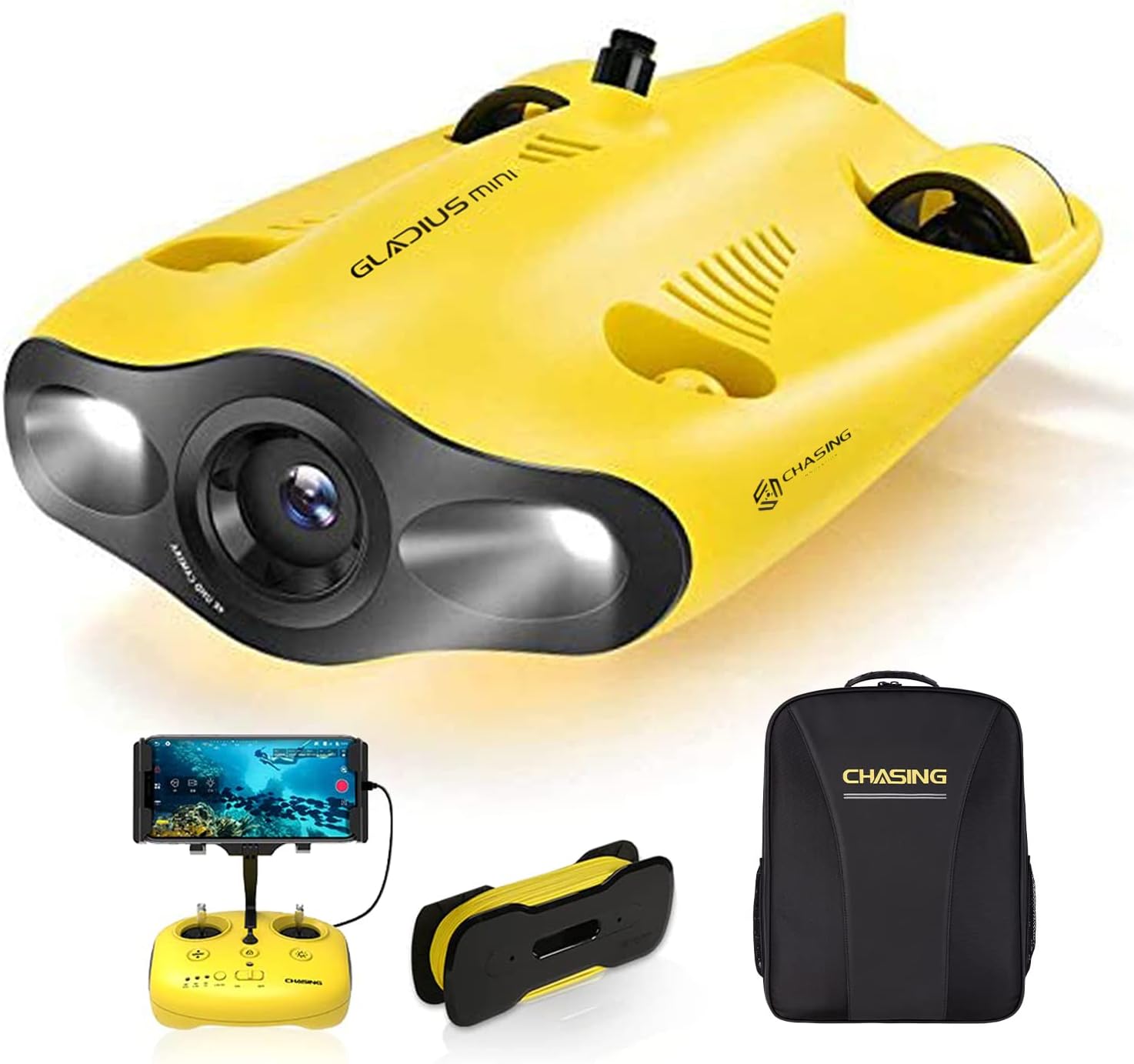 Amazon.com : CHASING GM0001 Gladius Mini Underwater Drone (ROV) with 4K ...