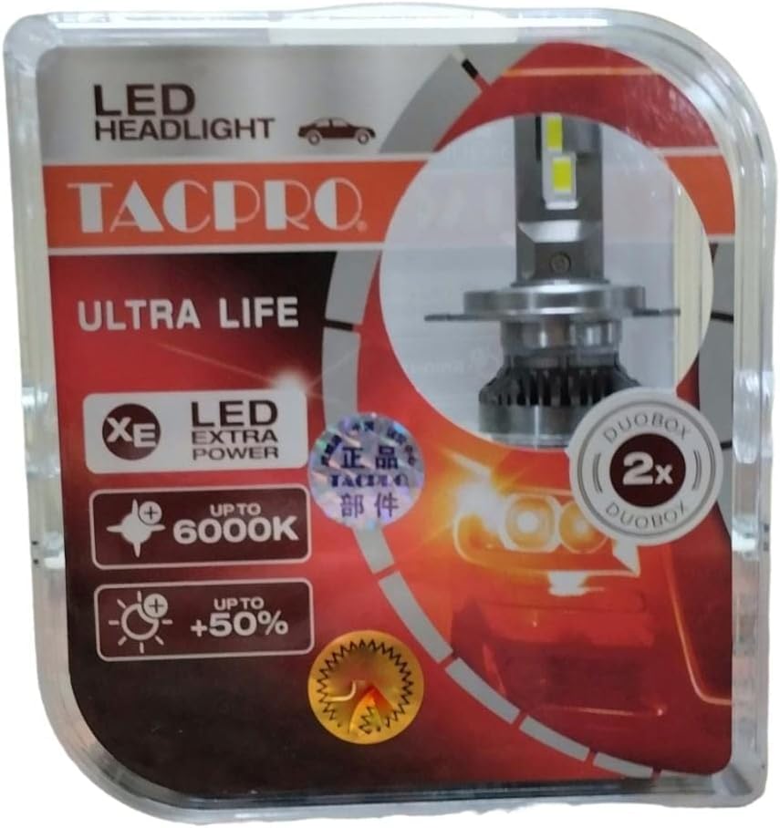 فانوس أمامي 2023 بإضاءة ليد منخفضة الشعاع H7 من تاكبرو، فوانيس أمامية للسيارة : Amazon.eg: السيارات