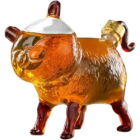 Amazon.com | NF Animal Wine Decanters 1000ML Wild Boar Whiskey Decanter ...