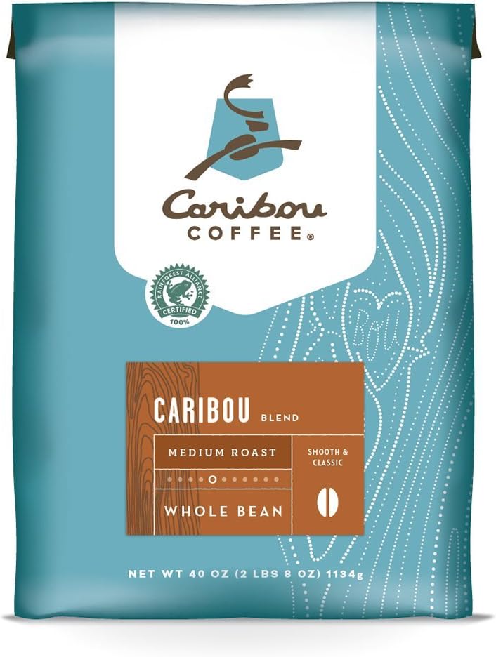 Amazon.com : Caribou Coffee, Caribou Blend, Whole Bean, Value Pack 40 ...