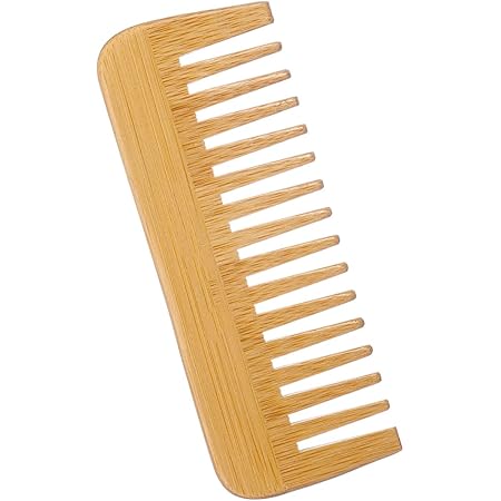 Amazon.com : GranNaturals Wide Tooth Wooden Comb - Natural Wood ...