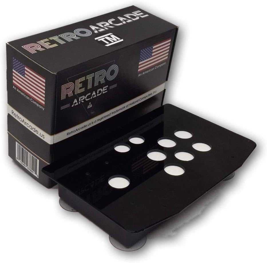 Amazon.com: Arcade Project Box with 1 Player Control Panel. 6x1.06 in ...