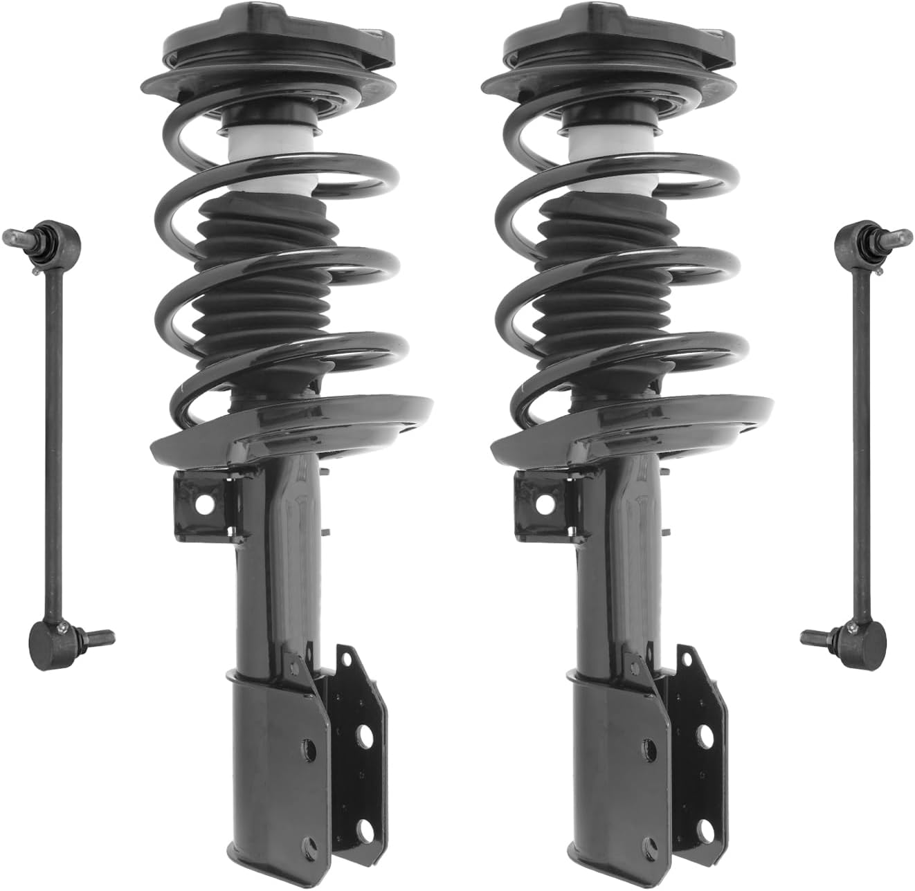 Amazon.com: Front Pair Suspension Complete Struts & Springs with Sway ...
