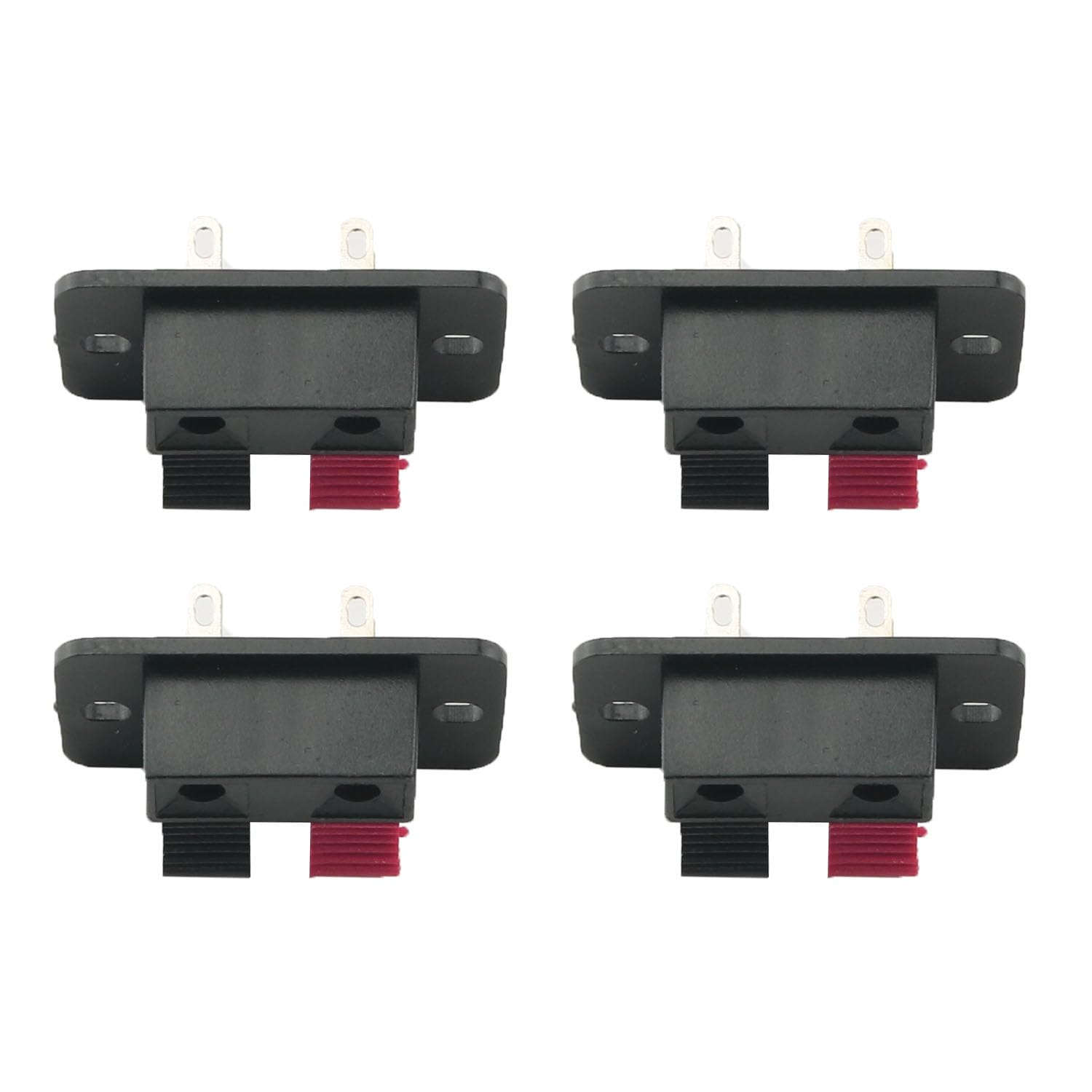 Snapklik.com : 4PCS Spring Push Release Connector Speaker Terminal ...