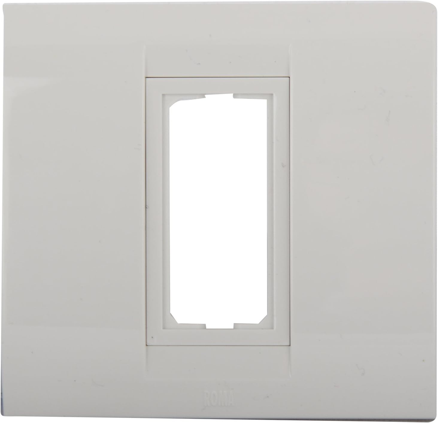 Anchor Roma 1 Module Tresa Plate, White : Amazon.in: Home Improvement