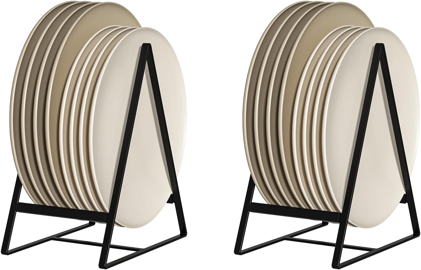 Amazon.com - ORZ Plate Organizer for Cabinet, Set of 2 Plate Holders ...