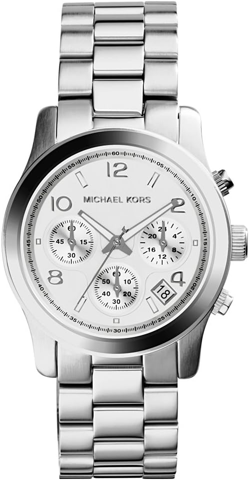 Michael Kors Runway - Reloj análogico de cuarzo con correa de acero ...