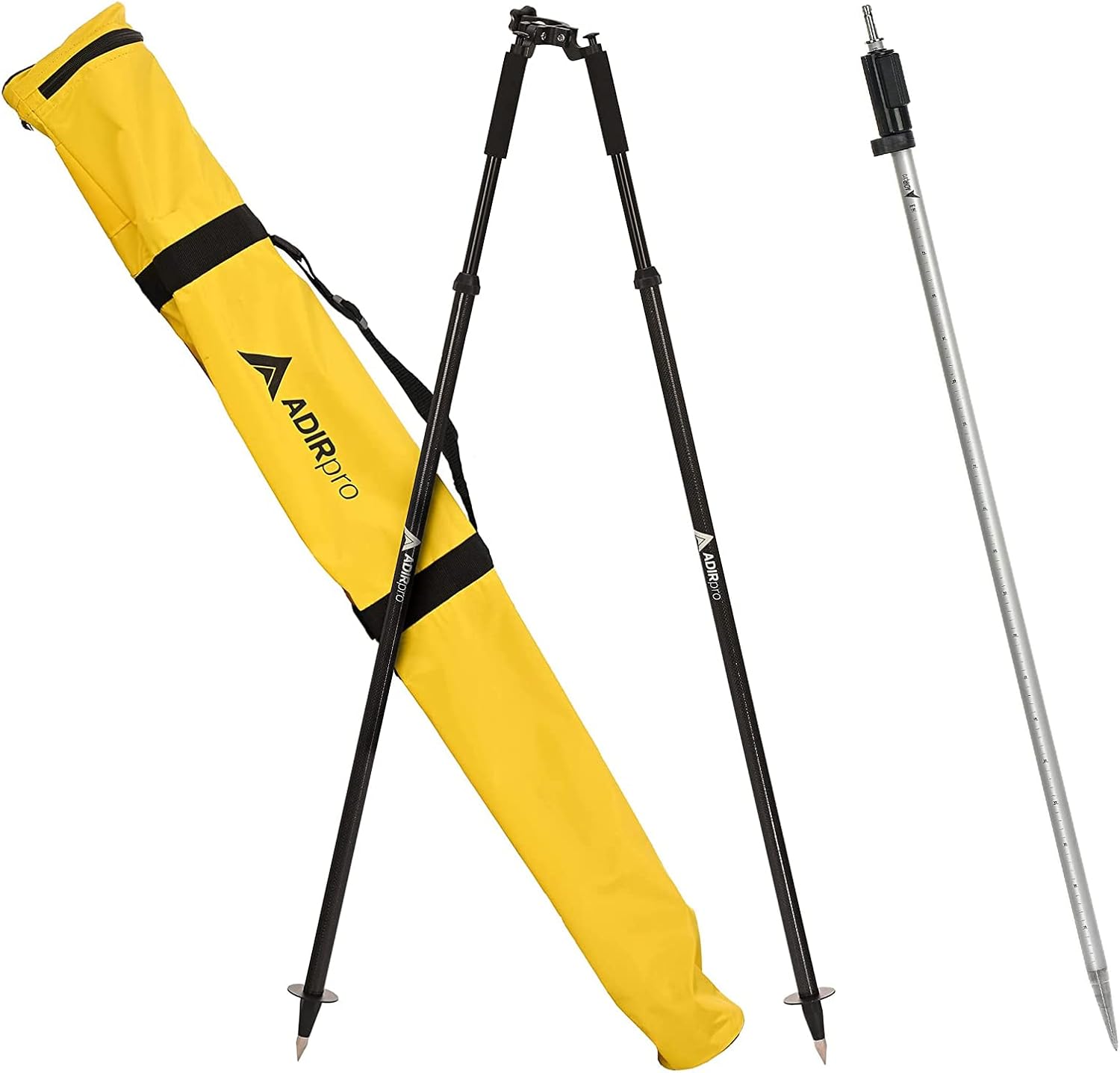 Amazon.com: AdirPro Telescopic Reflector Aluminum Prism Pole, & AdirPro ...