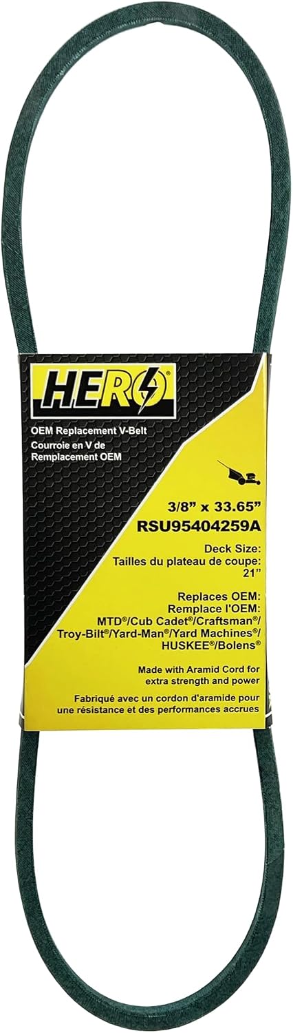 Amazon.com : HERO OEM Aramid Kevlar Replacement Belt for MTD Self ...