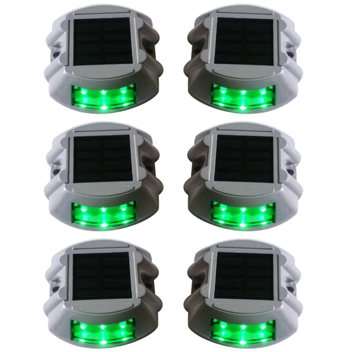 Wokyo Solar Power Road Reflector, Reflective Driveway Marker Waterproof ...