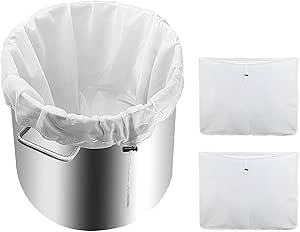 Violotoris 2pcs Large Reusable Fine Mesh Strainer Bag, Straining Bag ...