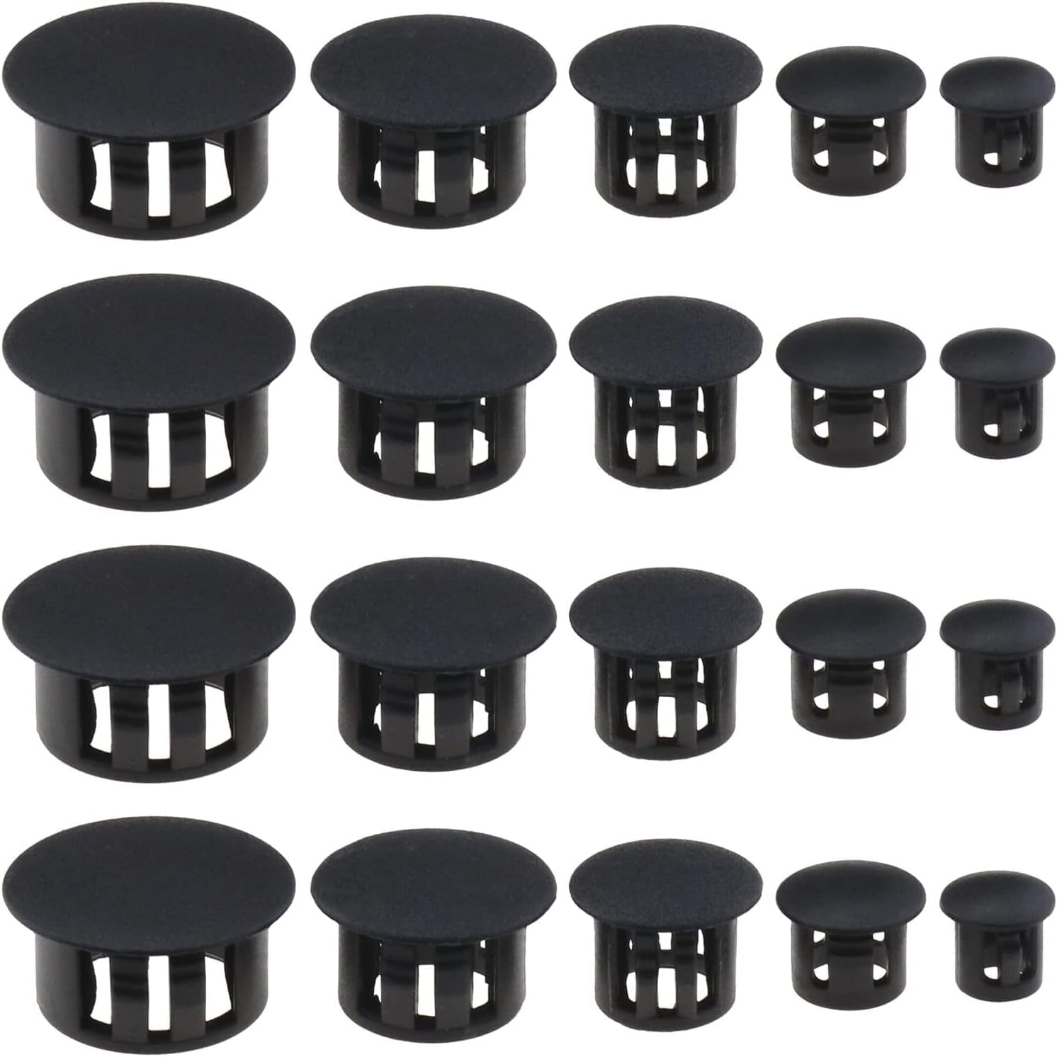 100Pcs Plastic Hole Plug Replacement Flush Type Hole Plugs Snap ...