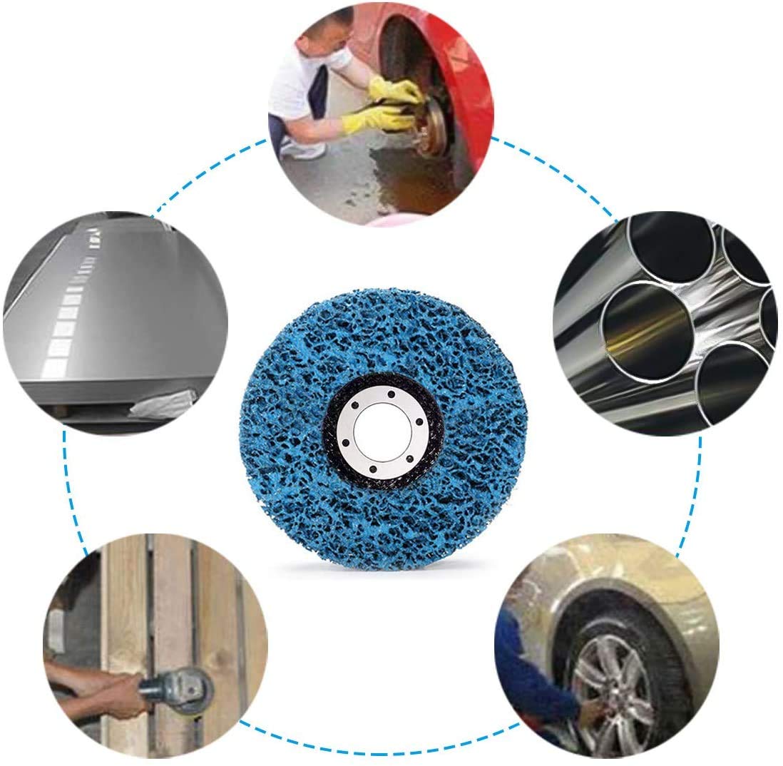 Snapklik.com : SIGNI 5 Pack 4-1/2" X 7/8" Poly Strip Discs Stripping ...