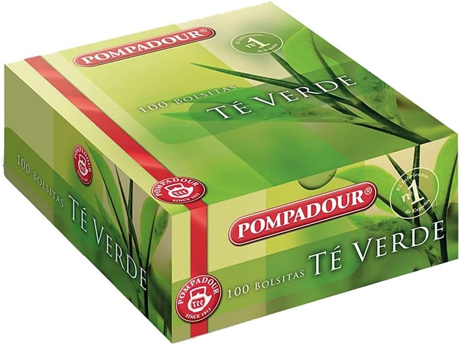 Te Verde Pompadour 100 Bolsitas : Amazon.es: Alimentación y bebidas