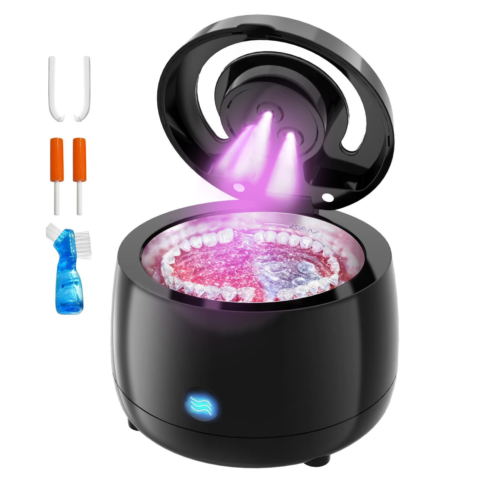 Amazon.com : Ultrasonic UV Retainer Cleaner Machine for Dentures ...