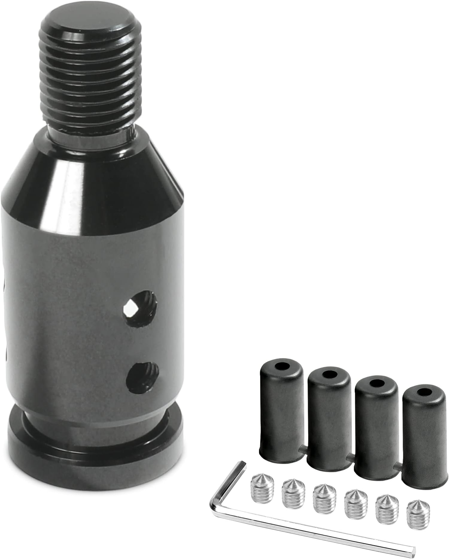 Amazon.com: YAKEFLY Universal Gear Shift Knob Adapter,Aluminum Alloy ...