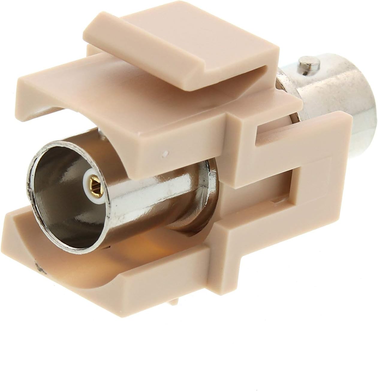 Amazon.com: Networx Ivory BNC 50 Ohm Feed Through Keystone Coupler ...