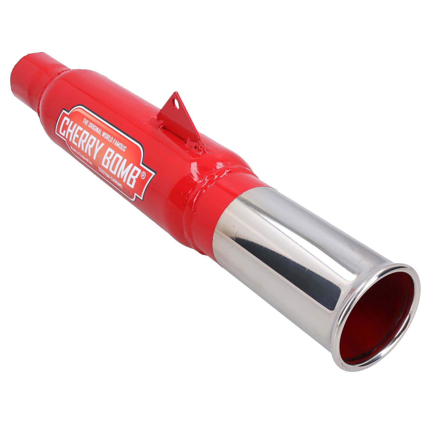 Amazon.com: AB Tools Screamer Cherry Bomb Tail Bomb Round Chrome Tail ...