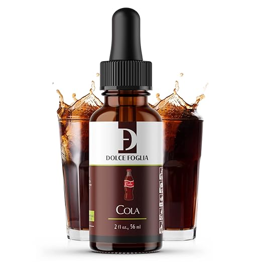Amazon.com: Dolce Foglia Cola Flavoring Oils - 2 Oz. Multipurpose ...