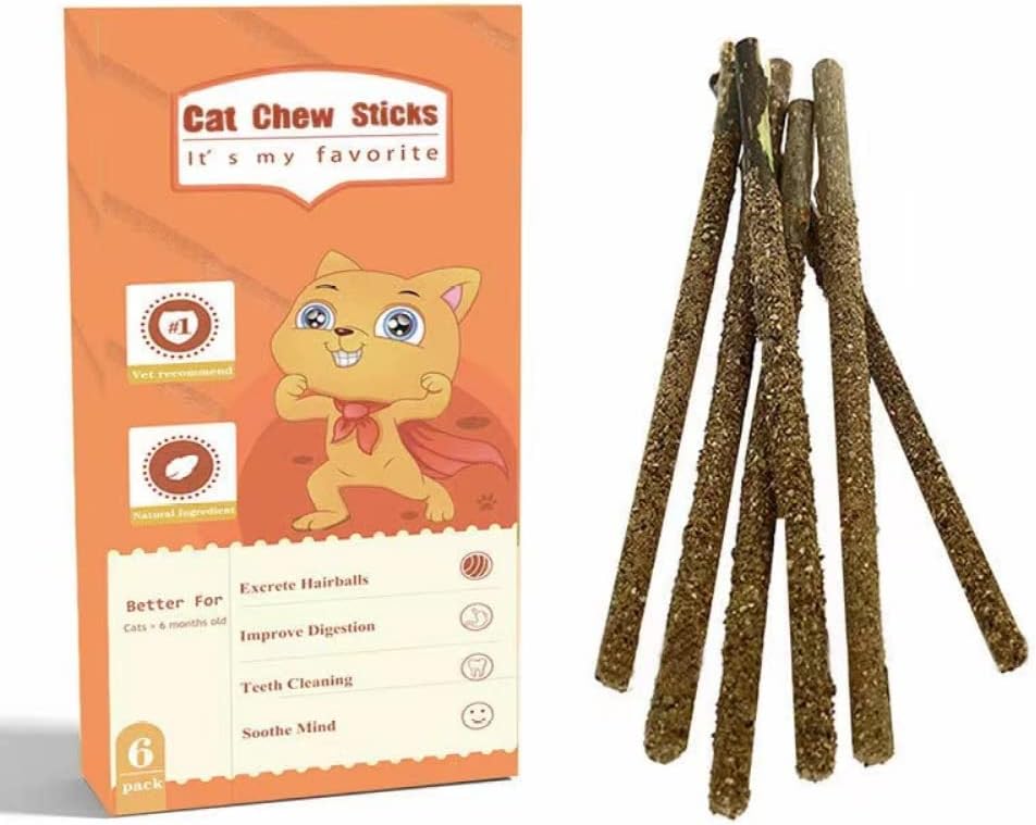 Amazon.com : Shishangyizu Matatabi Cat Chew Toy Stick Dental Care ...