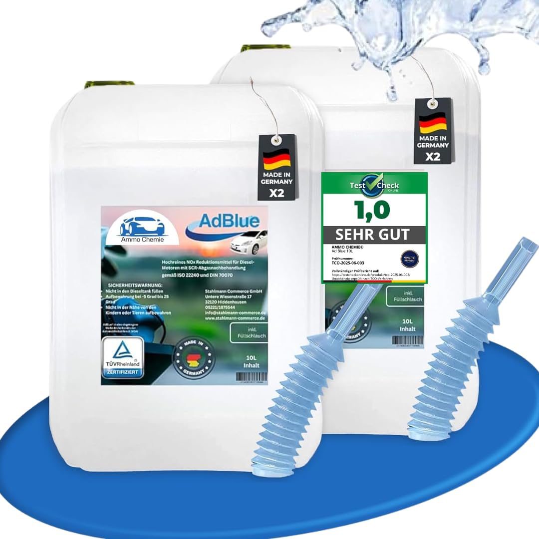 Grace nnvg AdBlue 10 Liter AD Blue Kanister mit Füllschlauch : Amazon.de: Auto & Motorrad