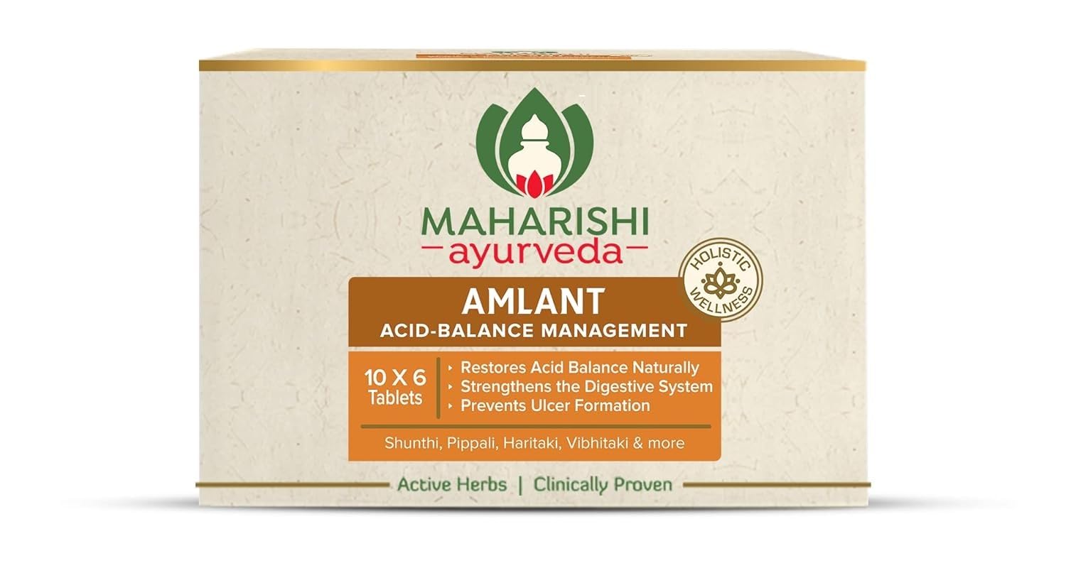Buy Maha.Rishi Ayurveda Amlant for , Heartburn, & Bloating, Strengthens ...
