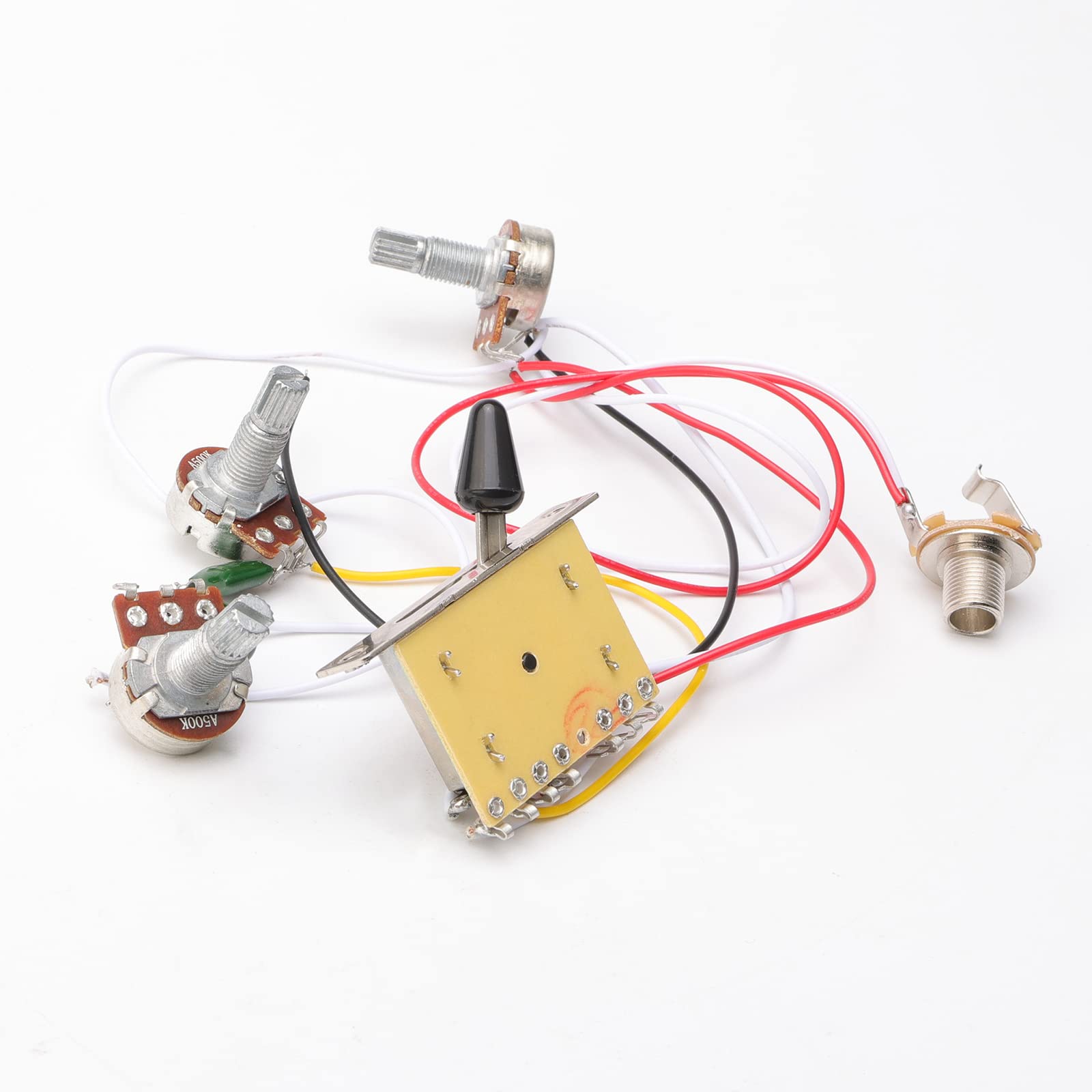 Snapklik.com : Electric Guitar Prewired Wiring Harness 5 Way Switch ...