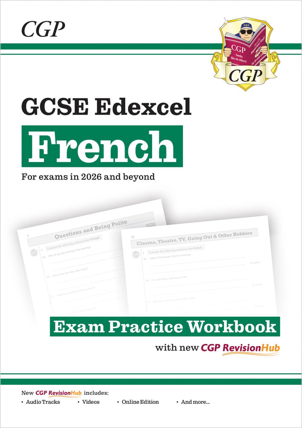 New GCSE French Edexcel Exam Practice Workbook with CGP RevisionHub ...