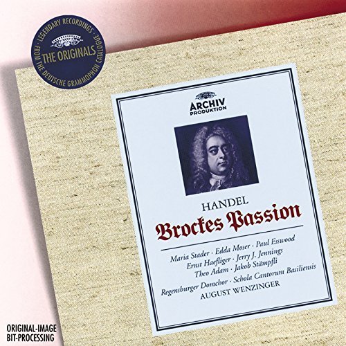 Handel: Brockes-Passion by August Wenzinger - Amazon.com Music