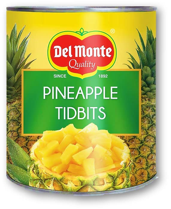 Del Monte Pineapple Tidbits 836g Unique : Amazon.in: Grocery & Gourmet ...