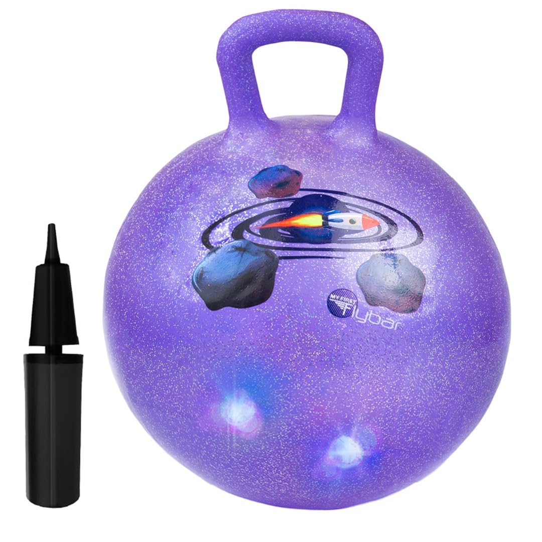 Amazon.com: Flybar Hopper Ball for Kids - Bouncy Ball with Handle ...