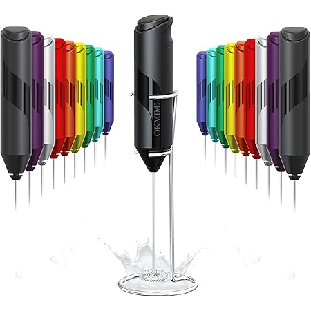 Amazon.com: Electric Milk Frother Handheld, Battery Operated Whisk ...