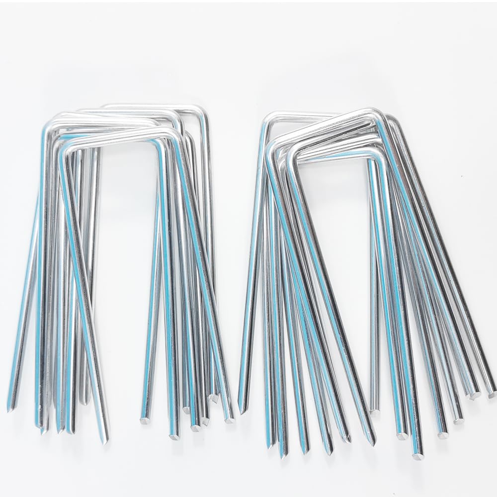 Amazon.com : Keoferlo 8 Gauge Ground Staples 4 Inch Landscape Staples ...