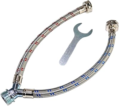 Amazon.com: Washing Machine Y-Mixer/Y-Split Water Hose - Burst Proof ...