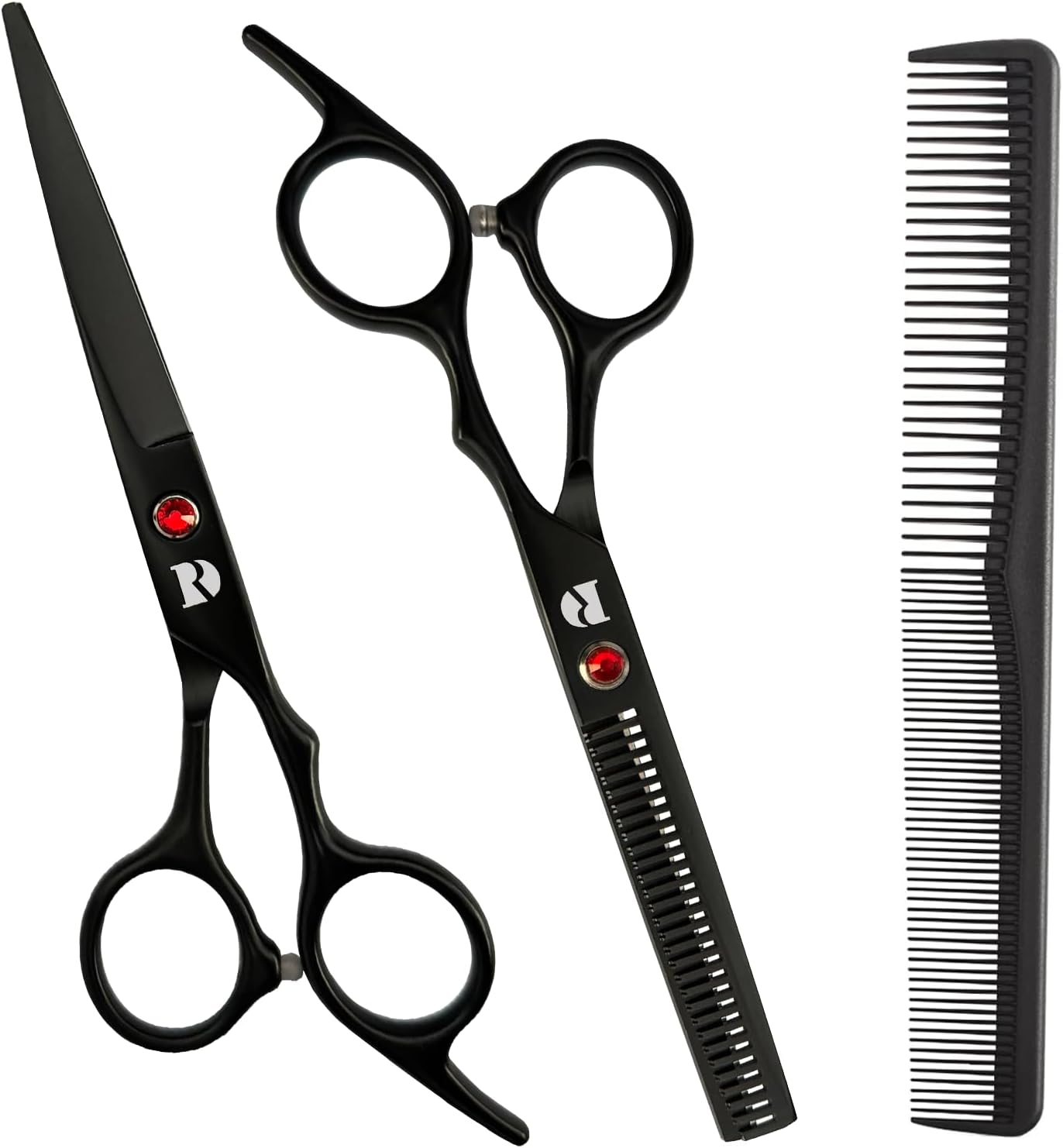 Amazon.com : Hair Cutting Scissors and Thinning Scissors Kit,6.5 inch ...