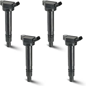 Amazon.com: Hurotoms 4PCS Ignition Coil Pack Compatible with Toyota Camry Rav4 Highlander Tundra ...