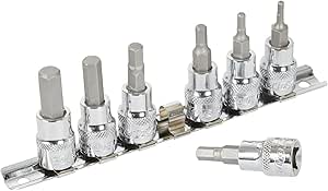 Channellock Products Metric 3/8" Drive 6-Point Hex Bit Socket Set (7 ...