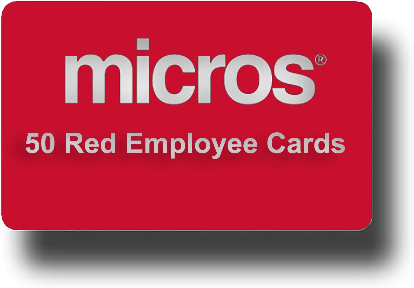 Amazon.com : 50 Red Micros Manager Cards - Micros Red Management ...